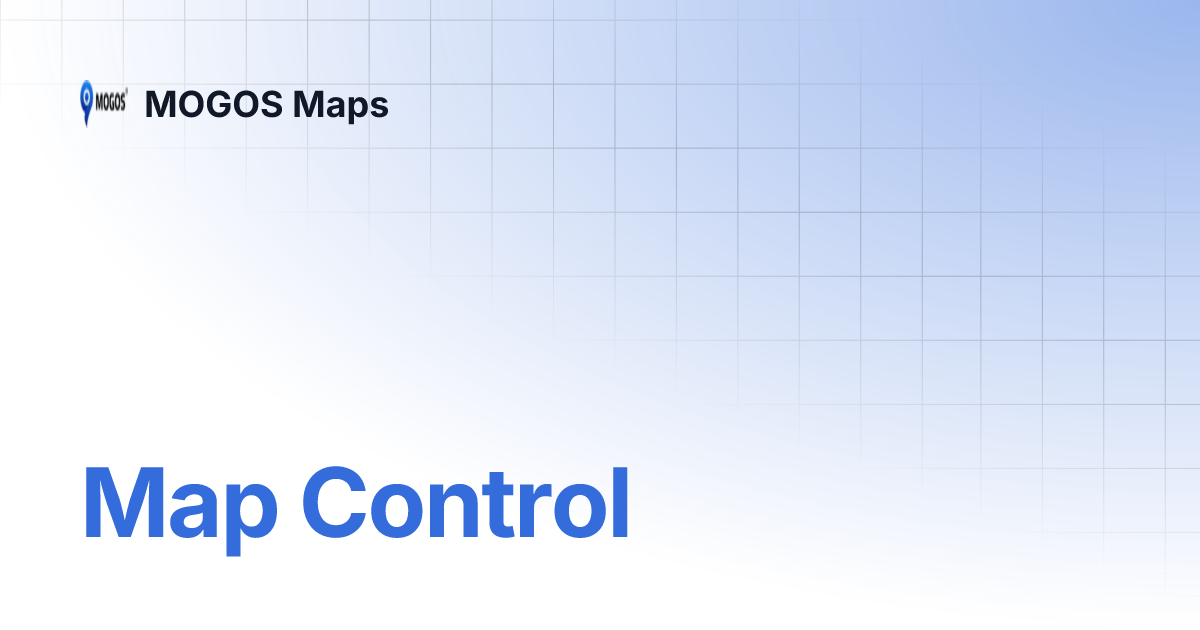 Map Control | MOGOS Maps